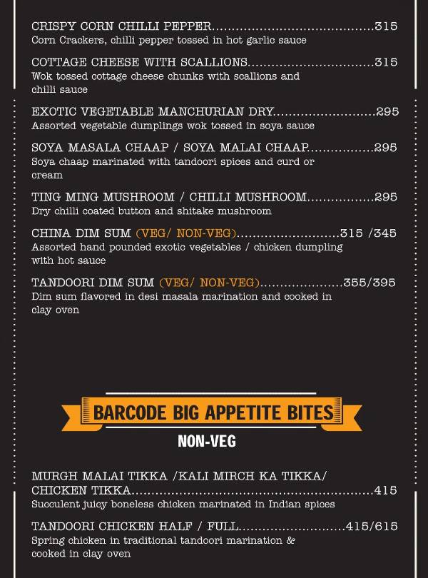Barcode Restaurant in Sector 9 Dwarka, Delhi - MyDwarka.in
